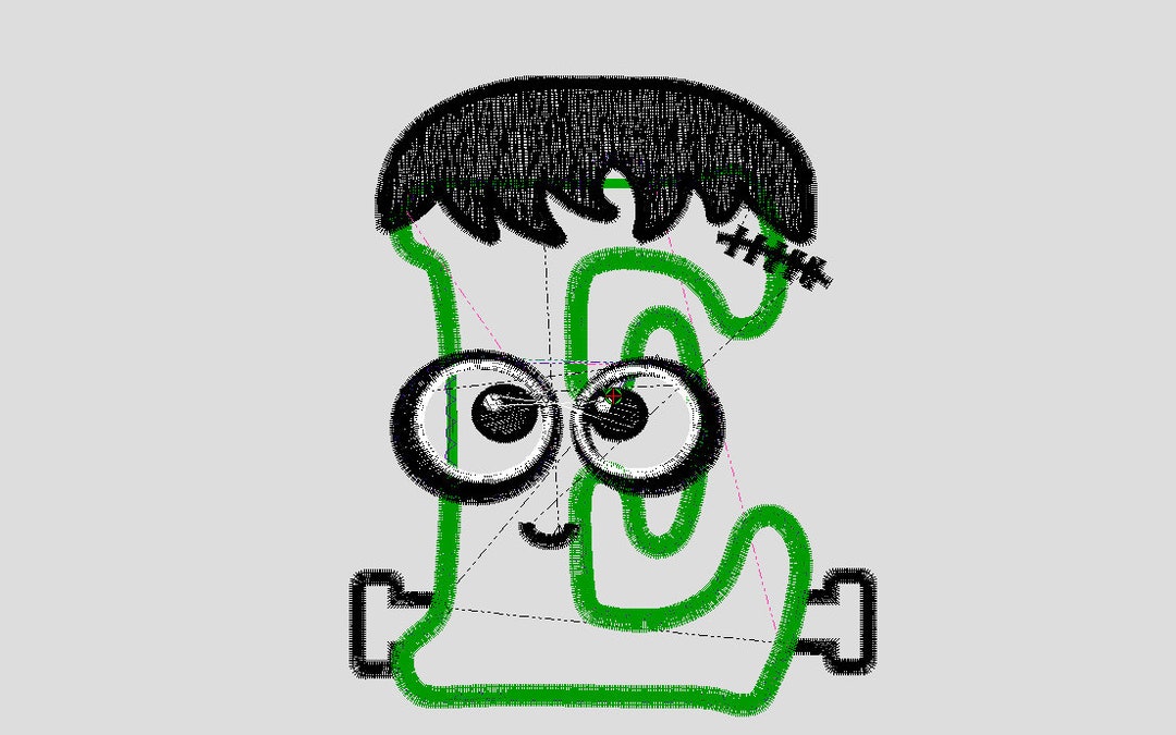 5 in Frankie Applique Font - Letter E - Etsy