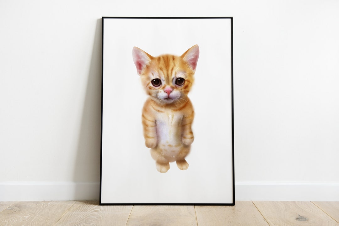 DIGITAL El Gato Meme Sad Cat Kitten Wall Art Meme Print Cat Print Cat ...