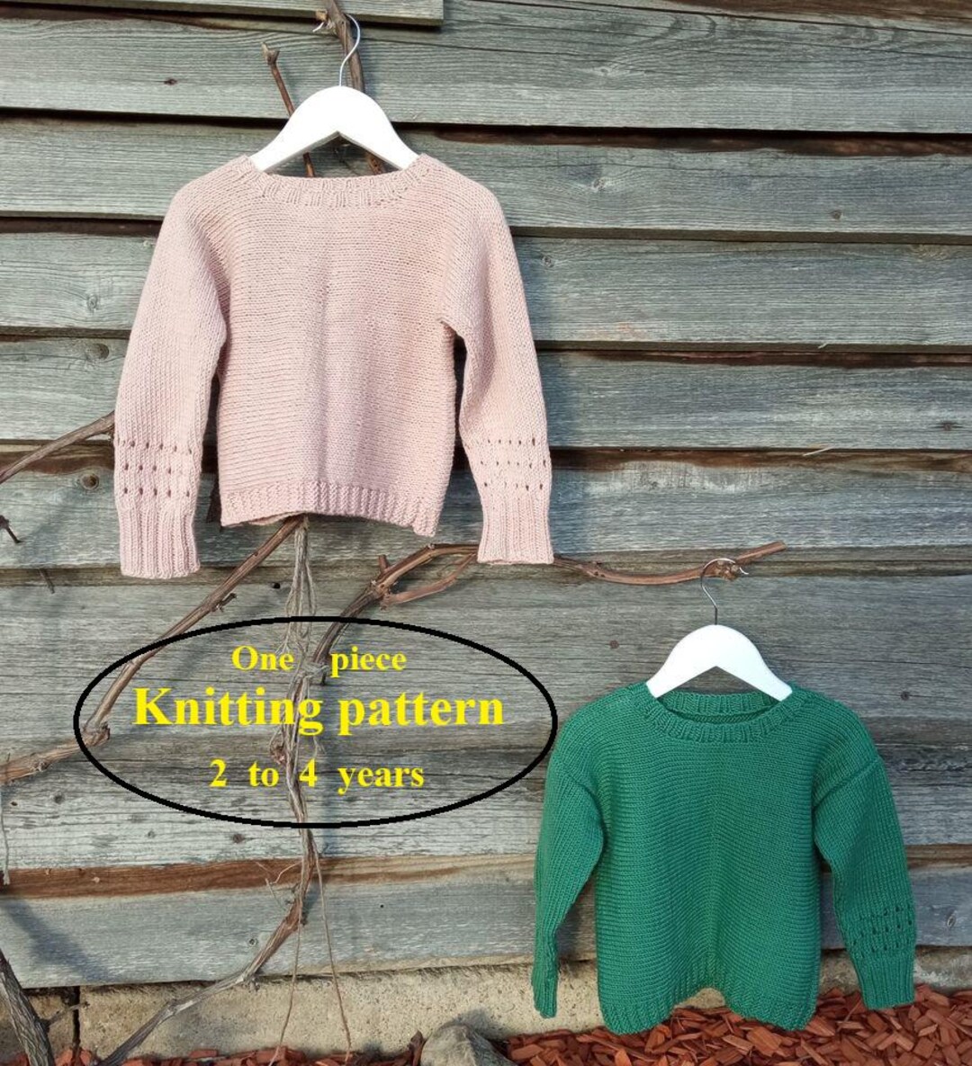 Sideways Sweater Knitting Pattern / Experienced Beginner PDF Knitting ...