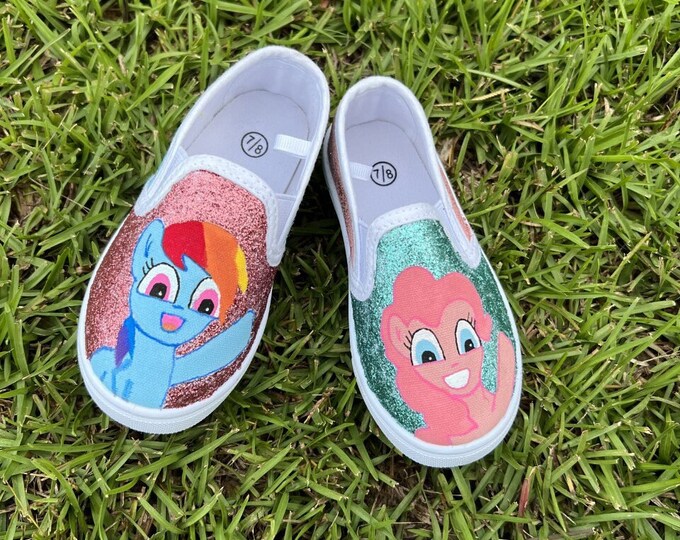 My Little Pony Inspired Shoes - Etsy