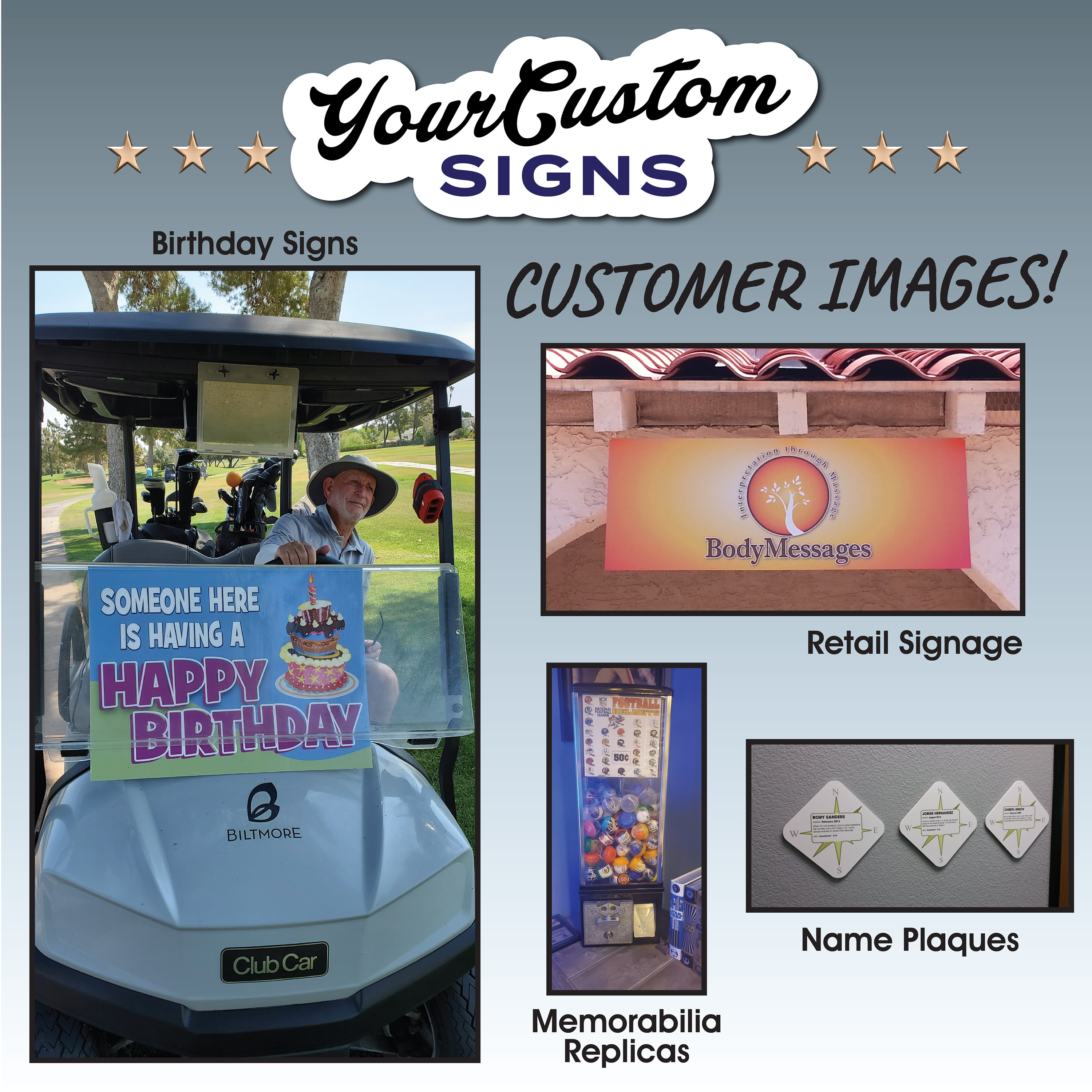 Custom Sign PVC Coroplast Foam Core Aluminum Styrene Acrylic | Etsy