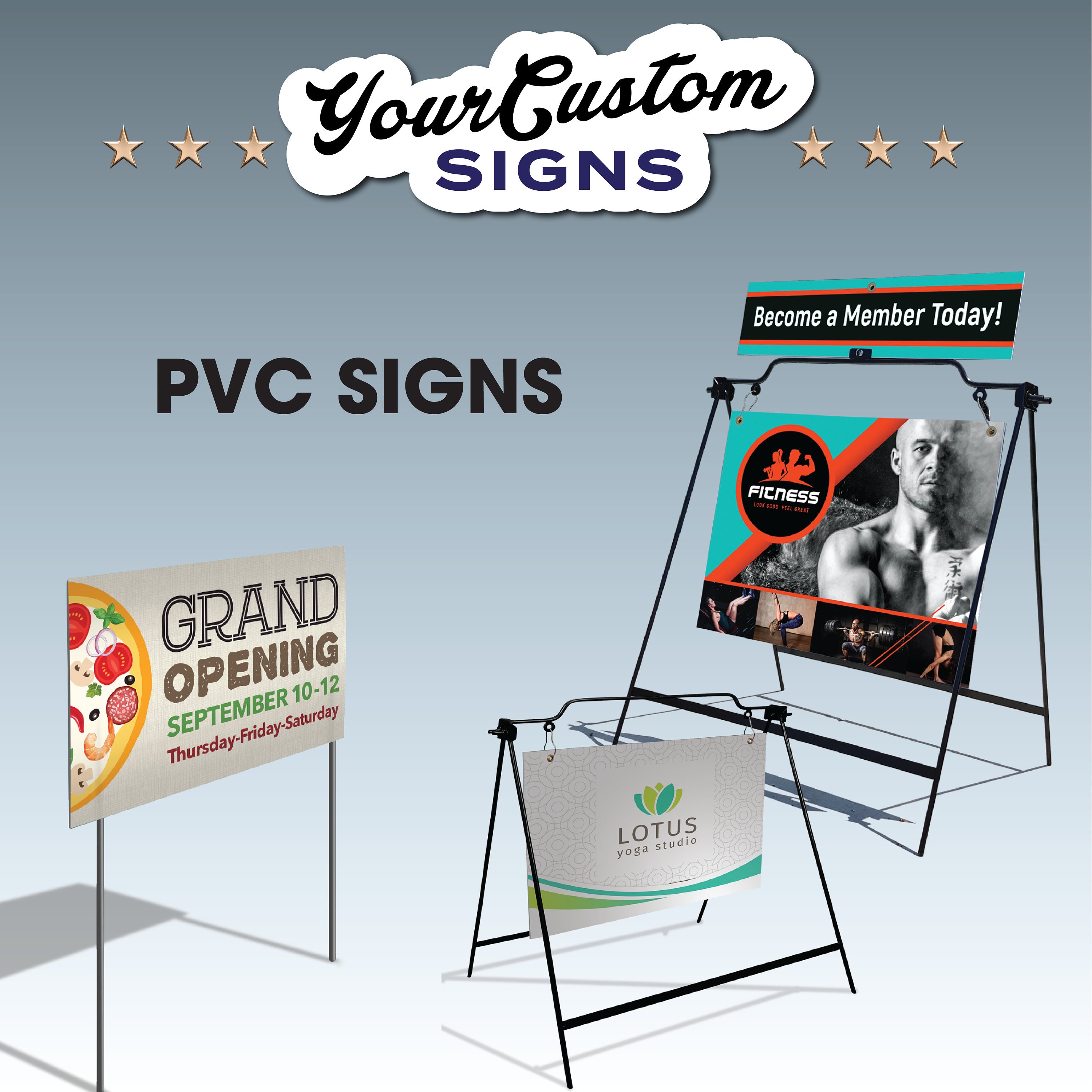 Custom Sign PVC Coroplast Foam Core Aluminum Styrene Acrylic for ...