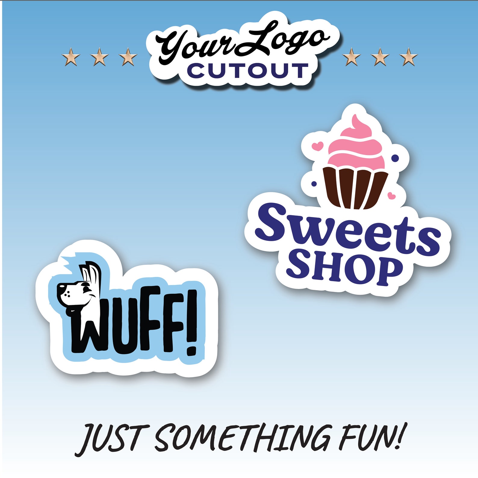 Custom Shape Business Logo Cutout for Signage Events Charity - Etsy