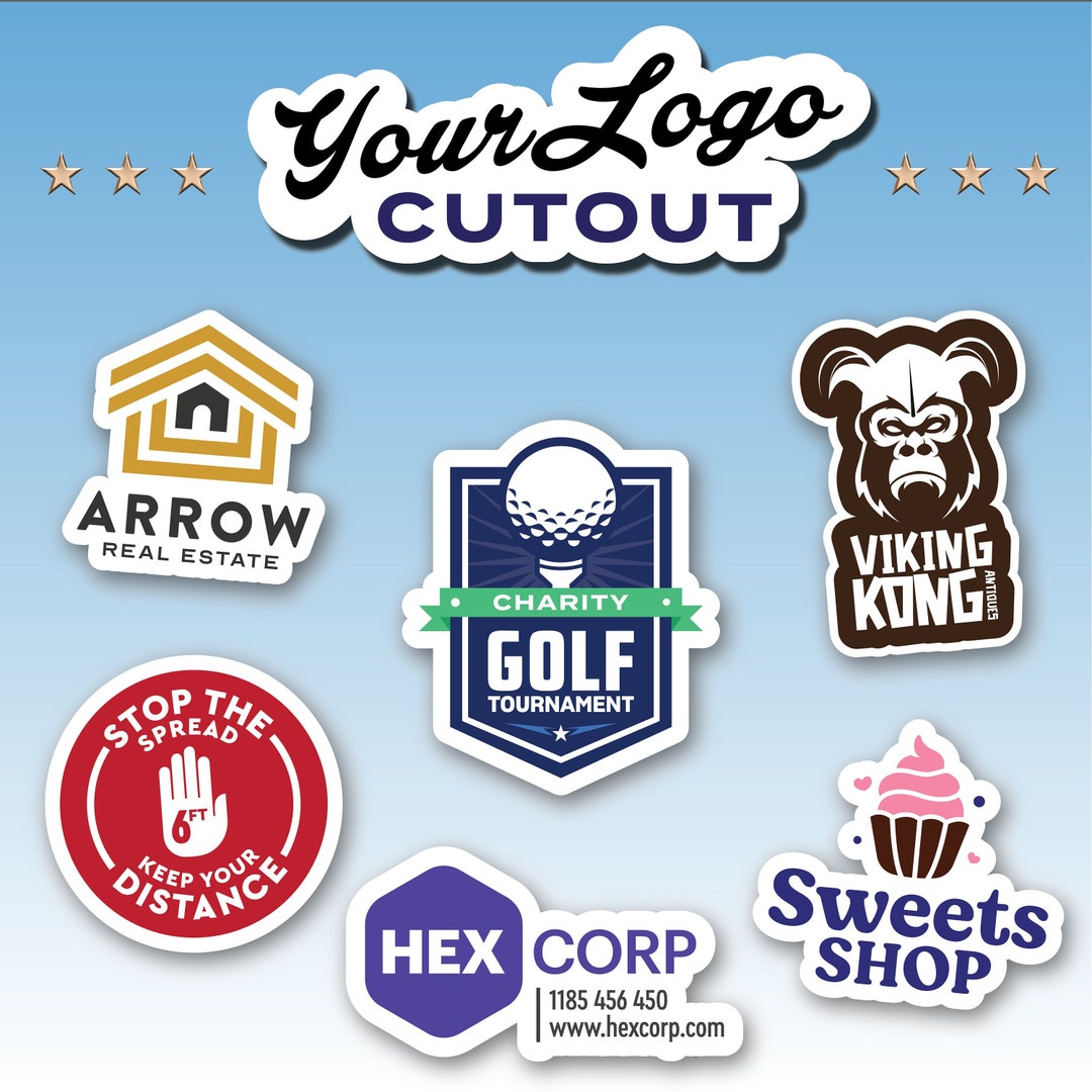 Custom Shape Business Logo Cutout for Signage Events Charity Sports ...