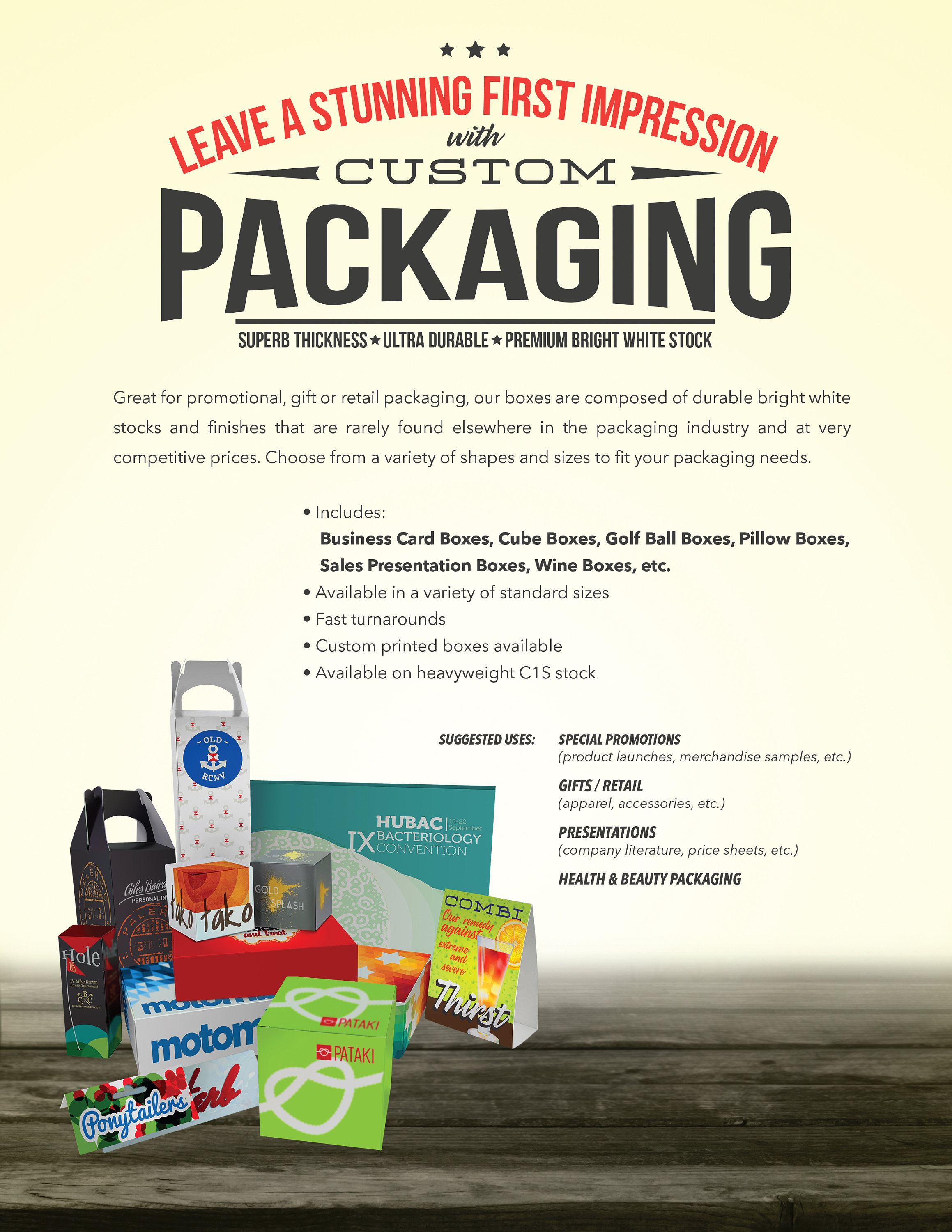 Custom Printed Packaging Boxes Inserts Stickers Labels Hang Tag for ...