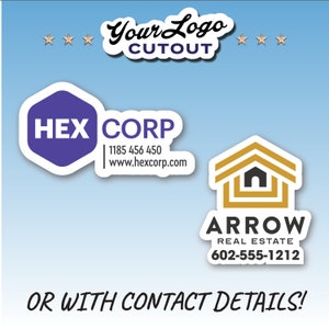 Custom Shape Business Logo Cutout for Signage Events Charity Sports ...