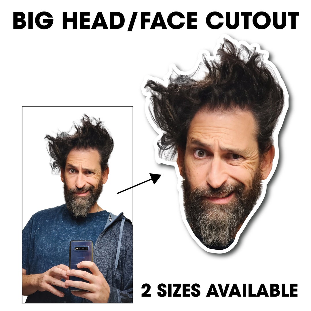 Custom Fat Head Big Face Cutout for Sports Celebration - Etsy