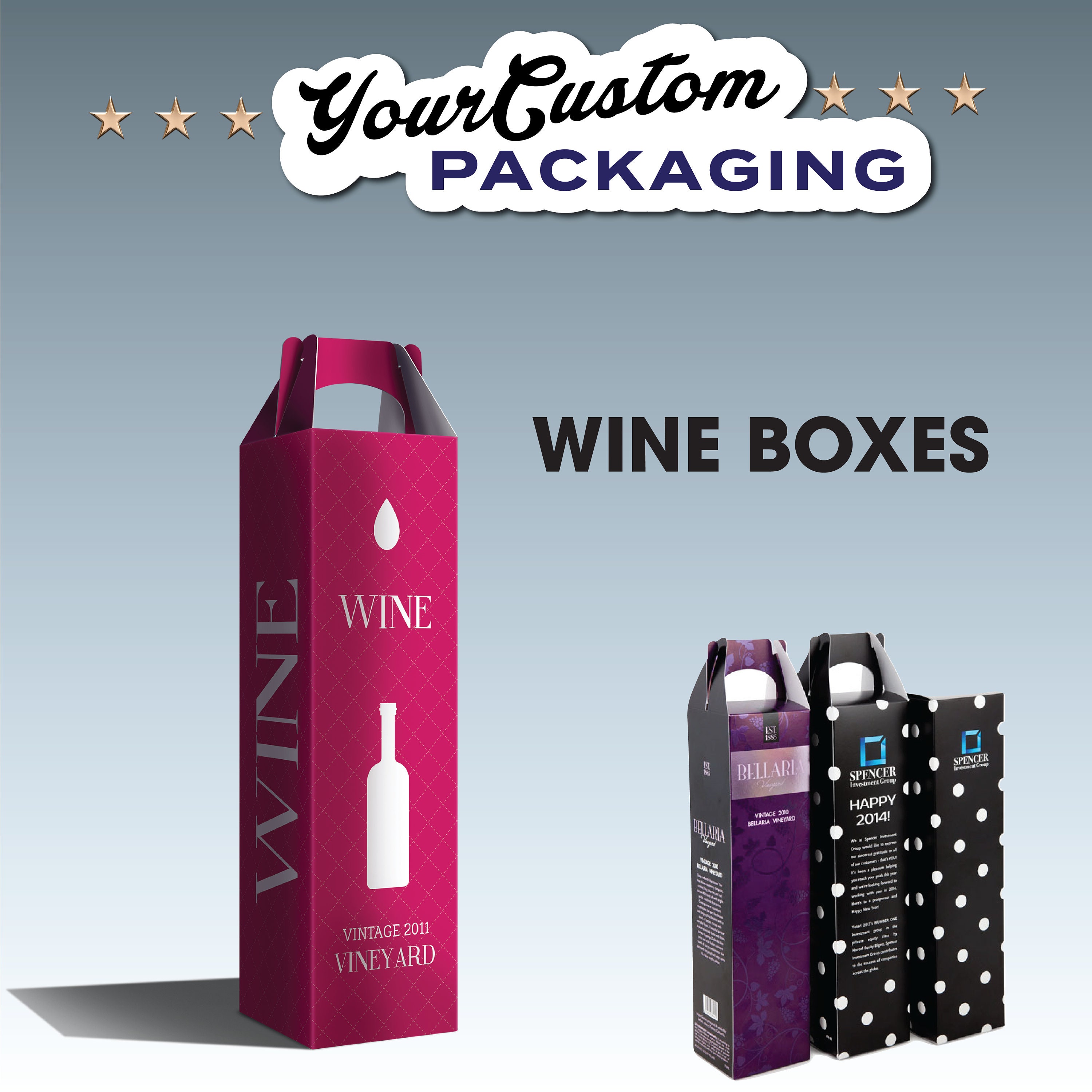 Custom Printed Packaging Boxes Inserts Stickers Labels Hang | Etsy