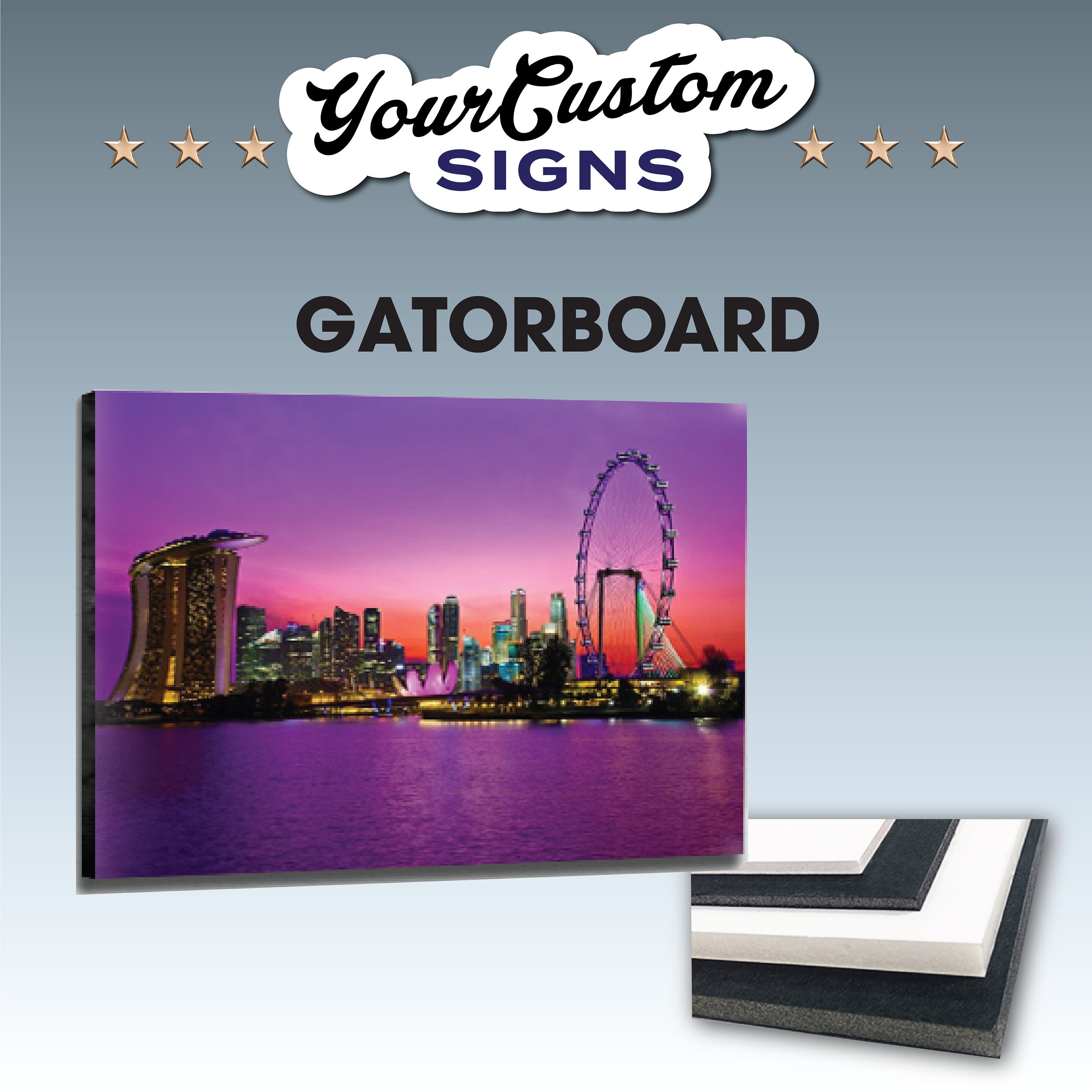 Custom Sign PVC Coroplast Foam Core Aluminum Styrene Acrylic for ...