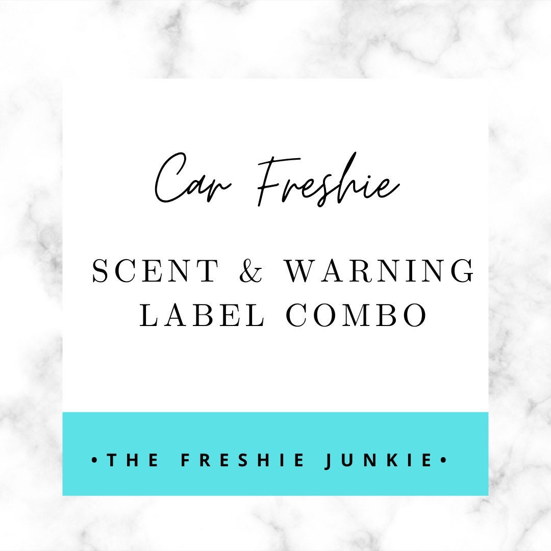Scent & Warning Labels for Car Freshies - Etsy