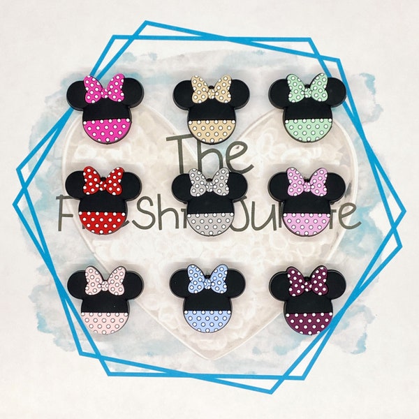 Minnie Mouse Silicone Focal Bead - Etsy