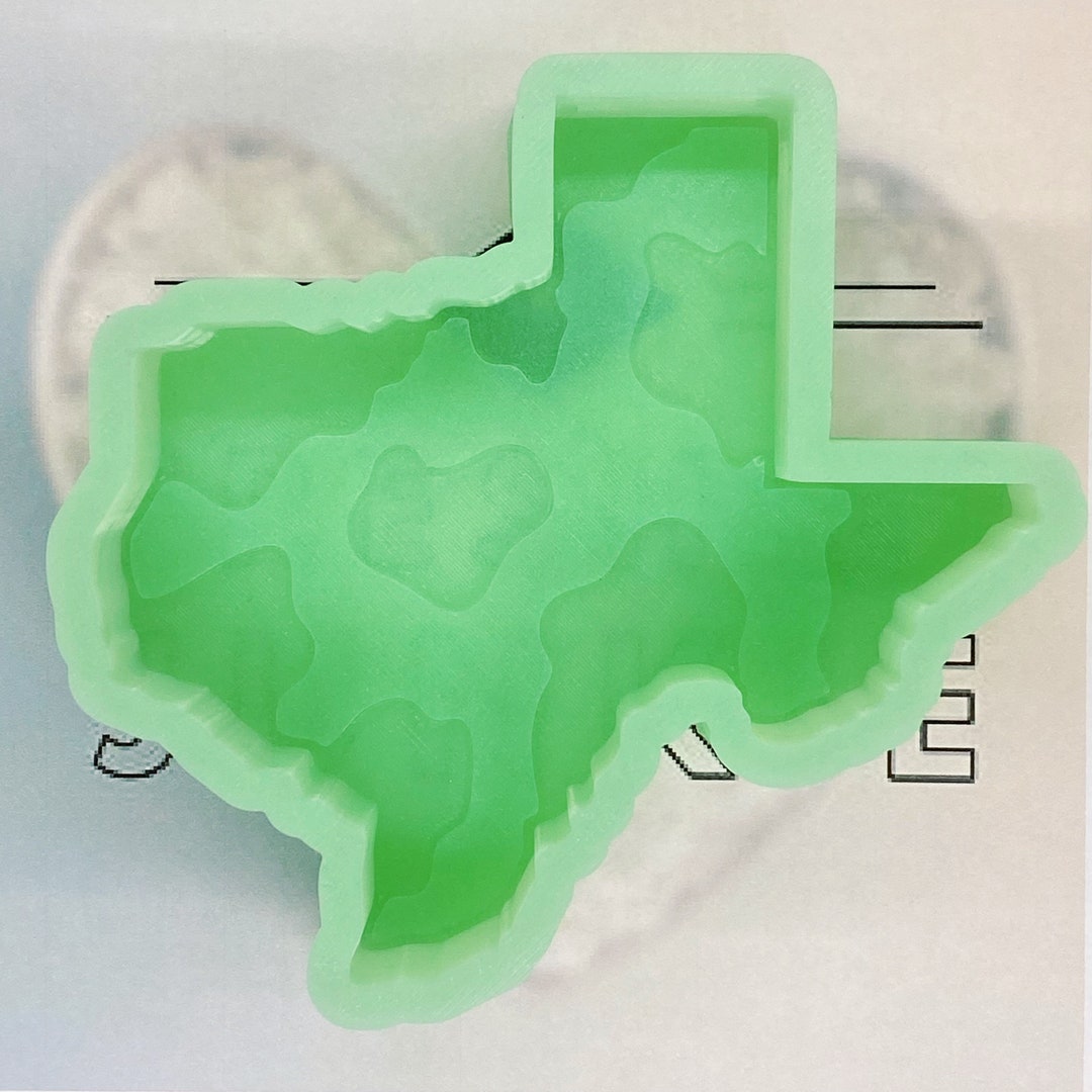 Texas Cow Print Freshie Mold - Etsy