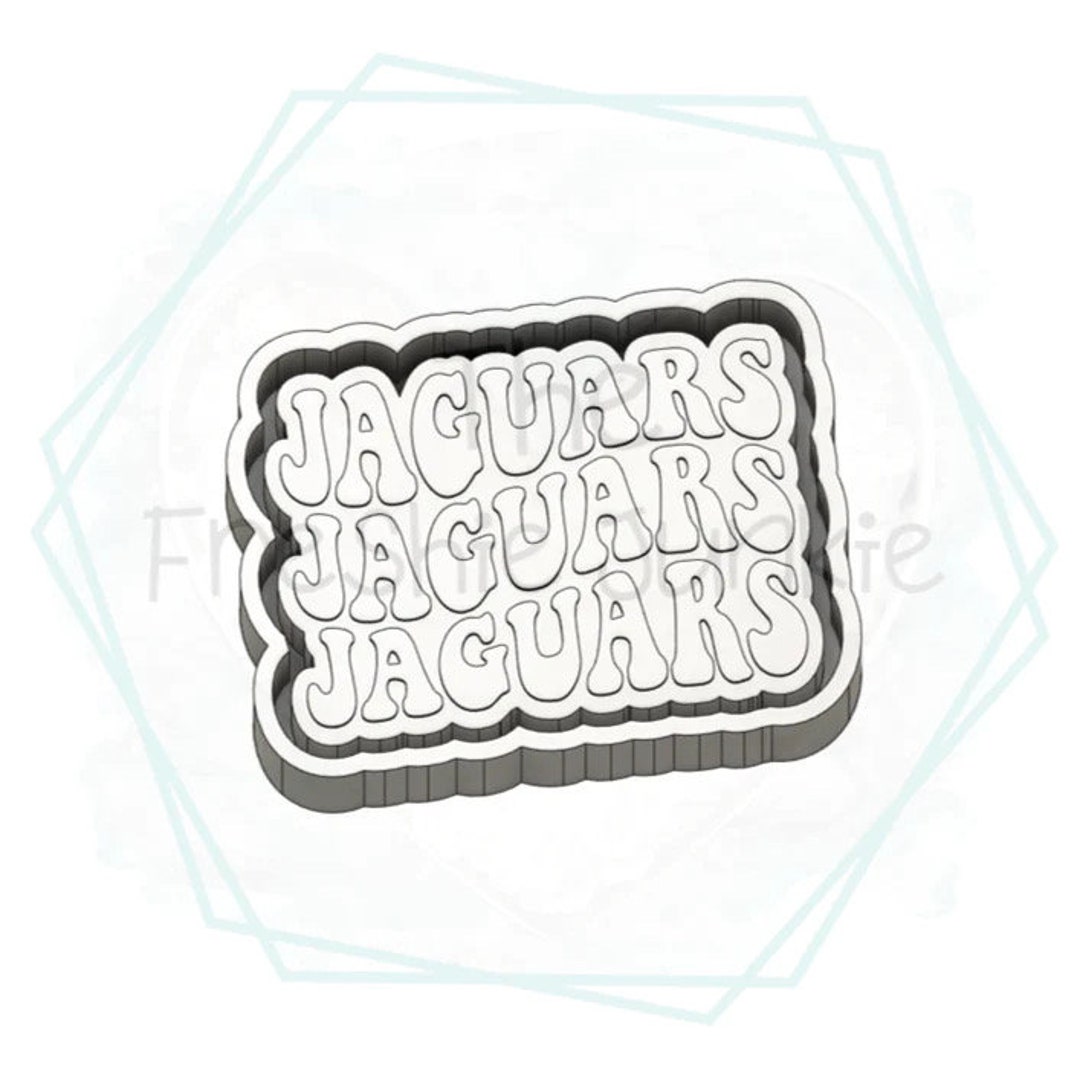 Jaguars Retro Font Freshie Mold - Etsy