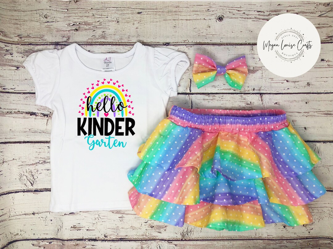Kindergarten Outfit, School Outfit, Back to School Outfit, First Day of ...