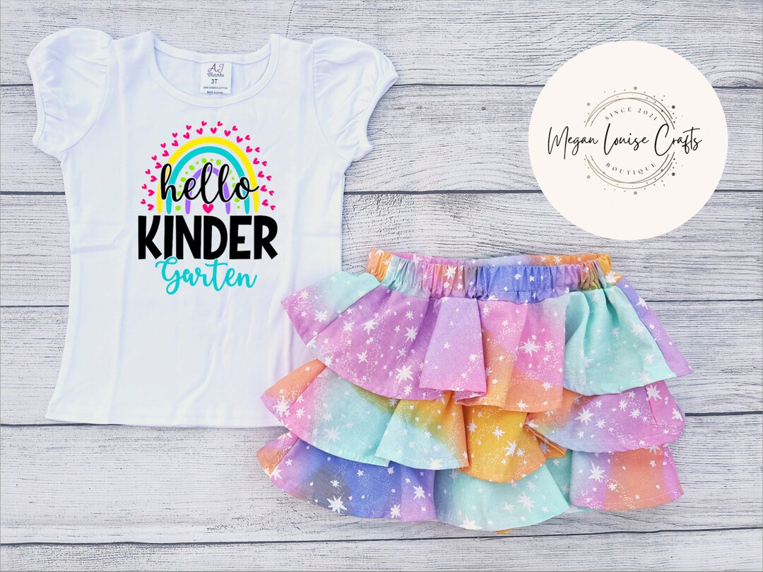 Kindergarten Outfit, School Outfit, Back to School Outfit, First Day of ...