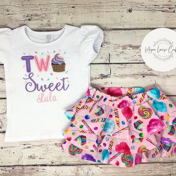 2nd Birthday Outfit Girl Etsy