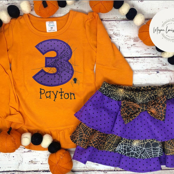 3rd Birthday Shirt Halloween - Etsy