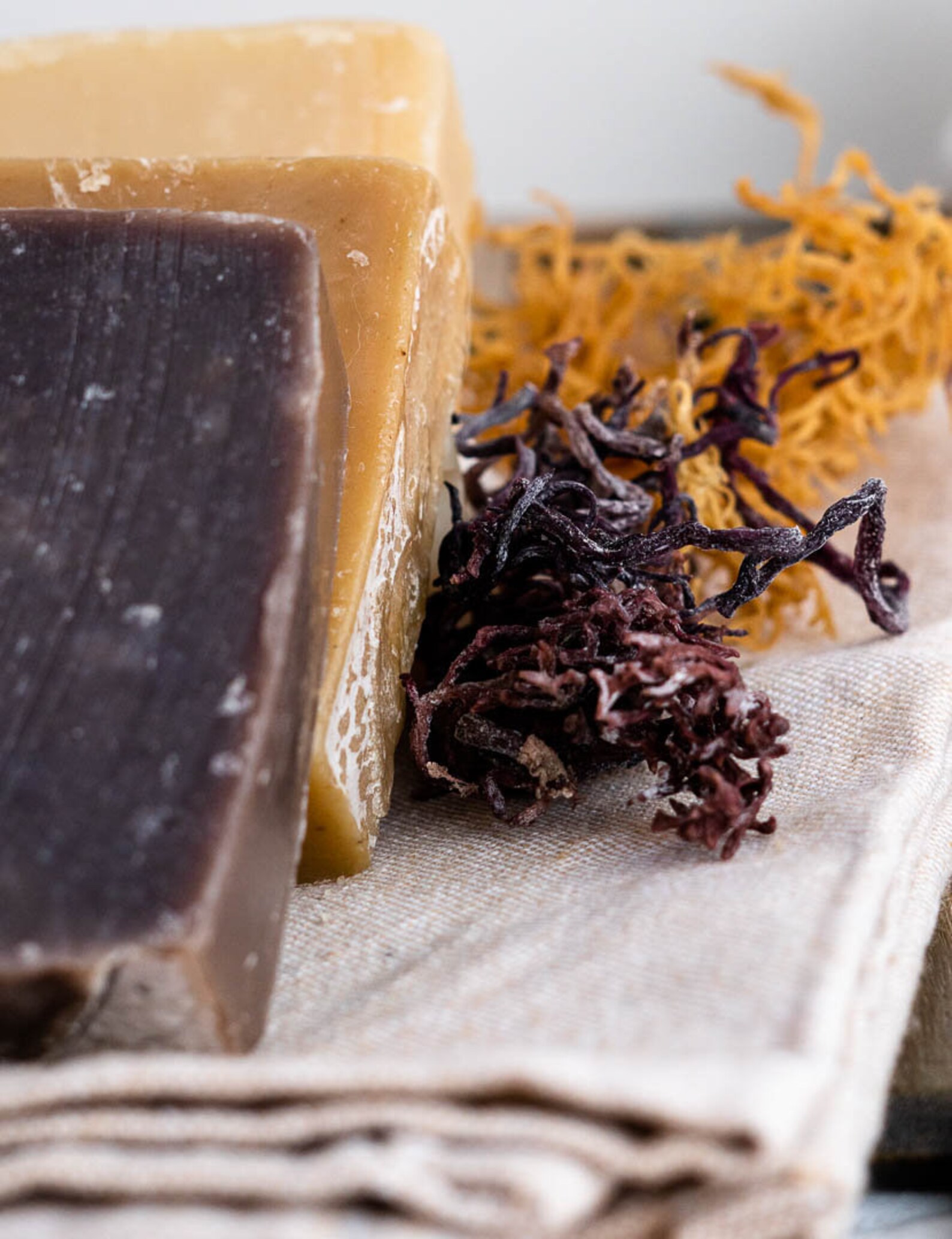 Purple Sea Moss Soap handmade Vegan With Wildcrafted - Etsy
