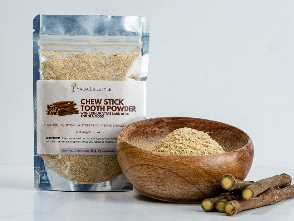 Jamaican Chew Stick Herbal Tooth Powder - Etsy