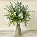 Artificial Greenery Arrangement With Faux Berry Wildflowers in a ...