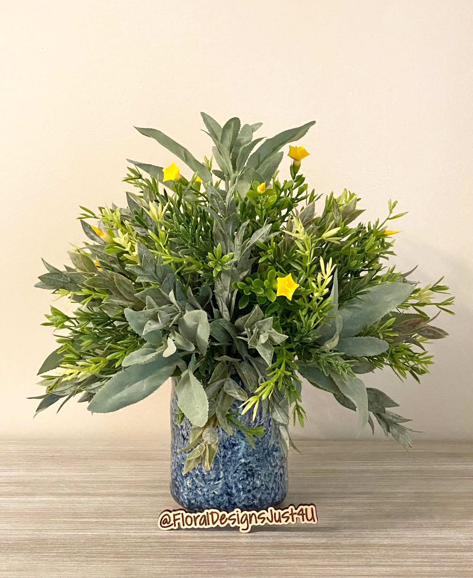 Modern Farmhouse Greenery Table Decor Greenery Arrangement - Etsy