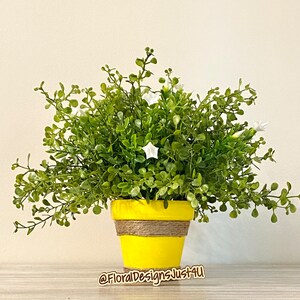 Farmhouse Greenery Arrangement, Small Greenery Arrangement, Artificial ...