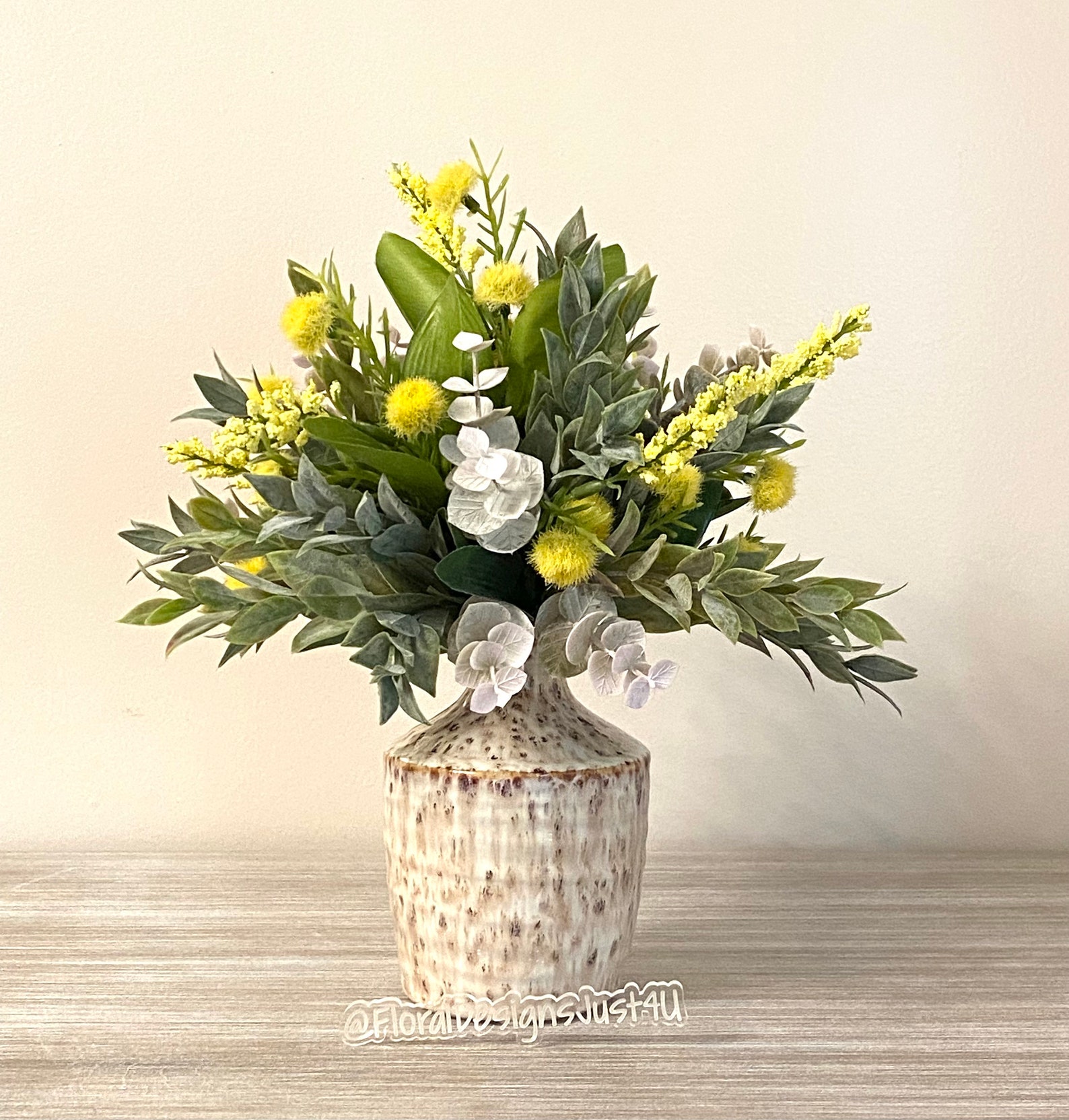 Small Farmhouse Greenery Arrangement Small Modern Farmhouse - Etsy