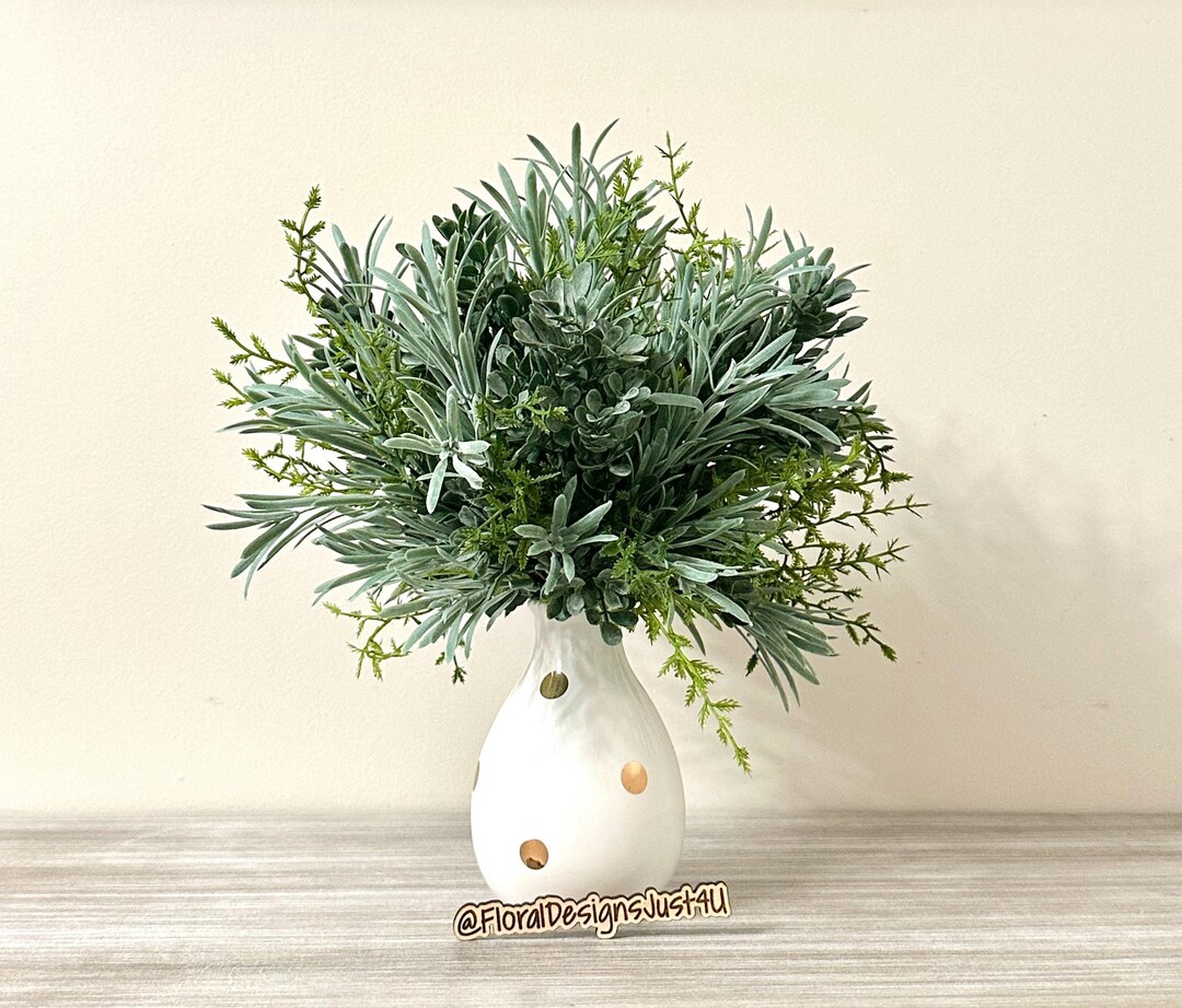 Greenery Floral Arrangement, Greenery Arrangement, Plant Decor ...