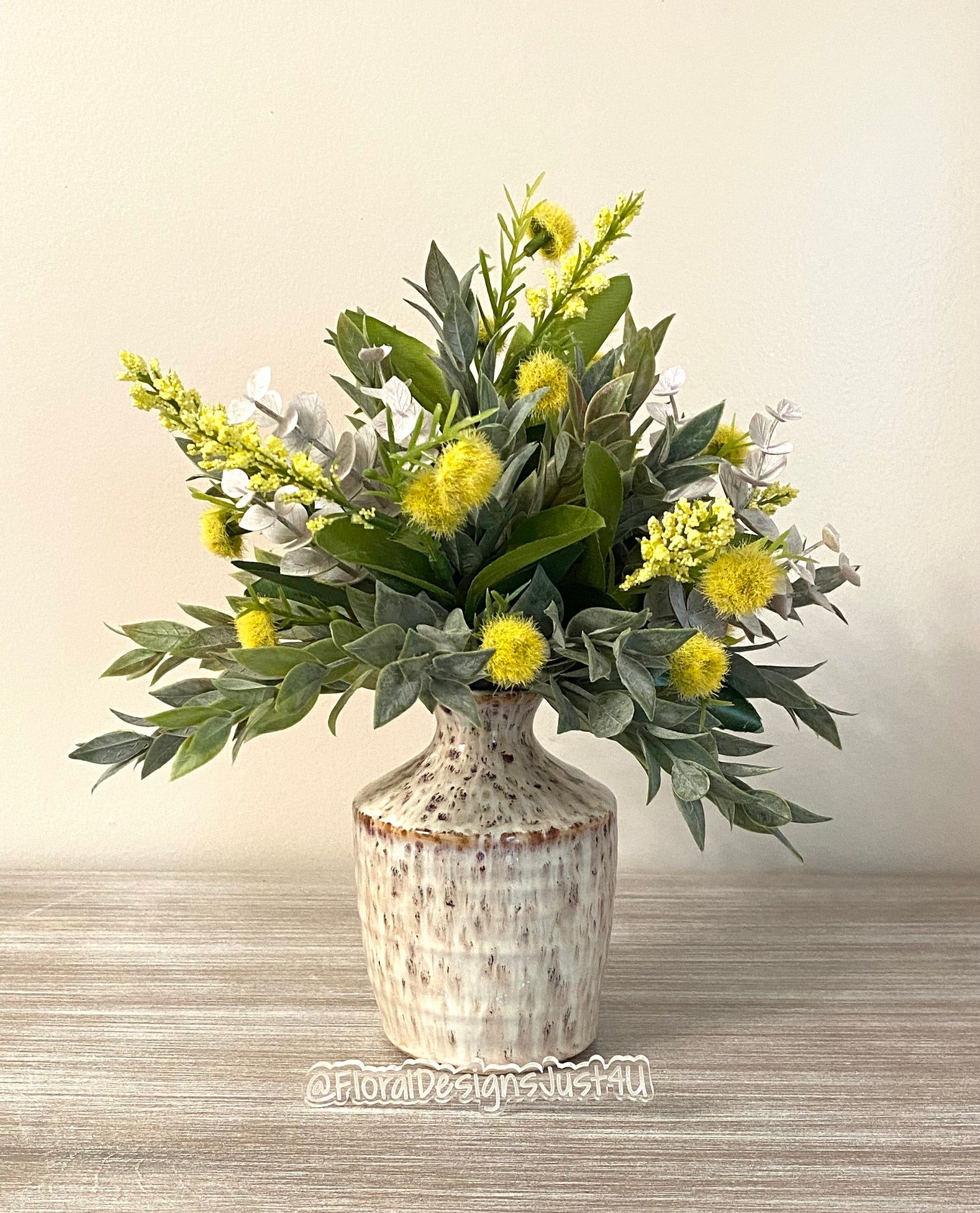 Small Farmhouse Greenery Arrangement Small Modern Farmhouse | Etsy