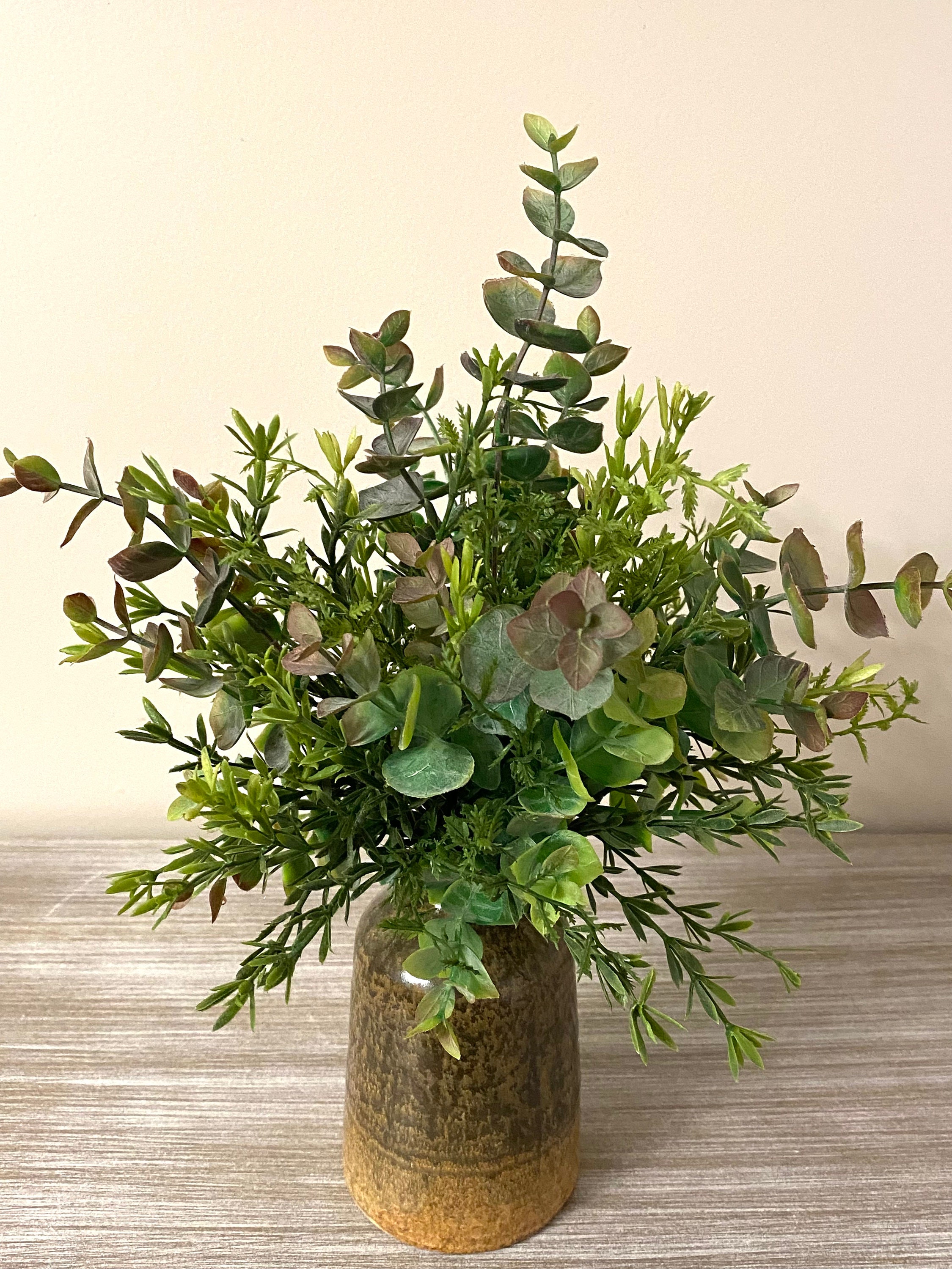 Rustic Greenery Centerpiece Modern Farmhouse Greenery | Etsy