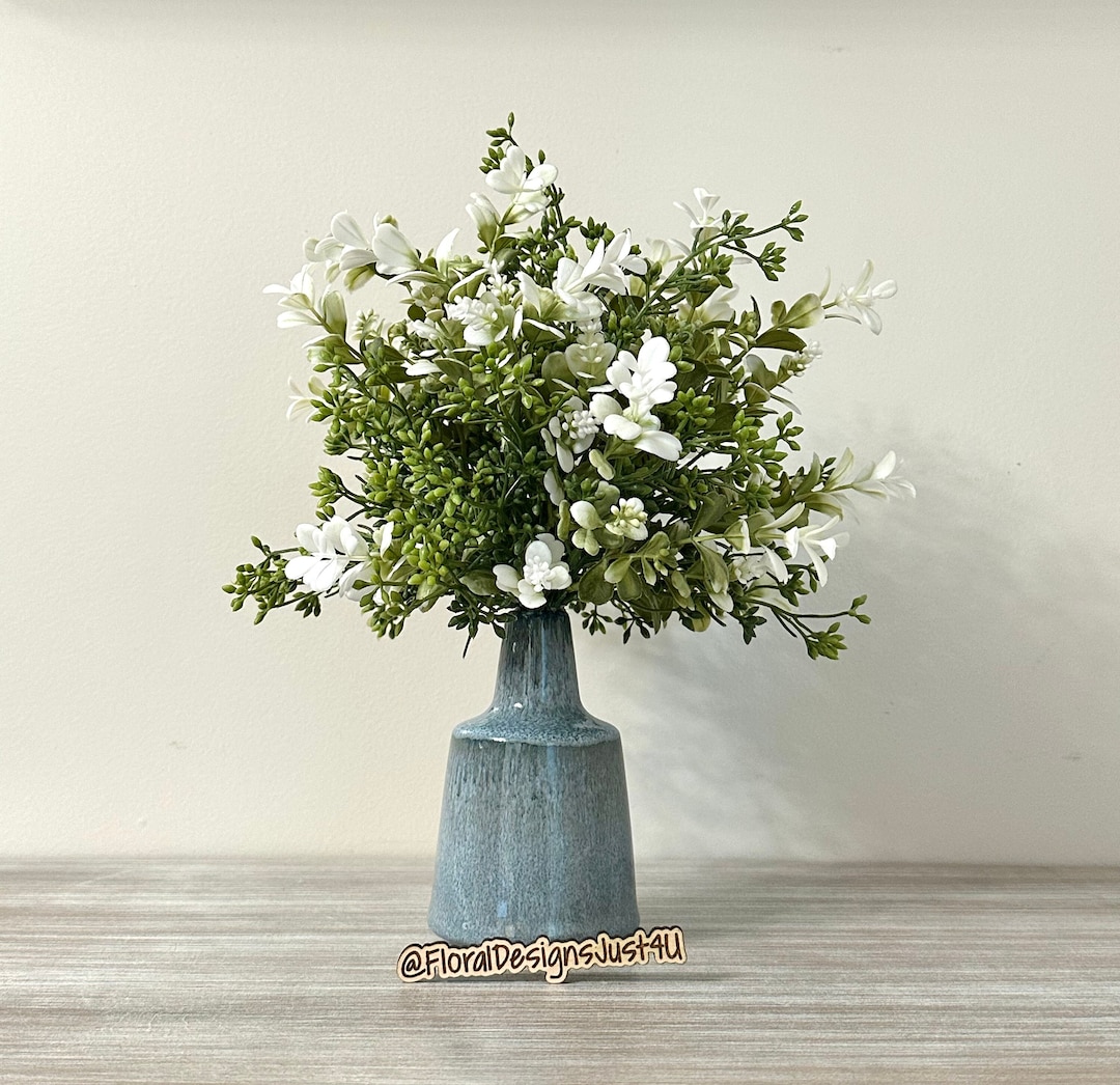 Modern Farmhouse Greenery Arrangement, Greenery Arrangement, Farmhouse ...
