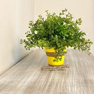 Farmhouse Greenery Arrangement, Small Greenery Arrangement, Artificial ...