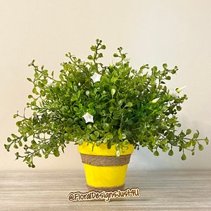 Farmhouse Greenery Arrangement, Small Greenery Arrangement, Artificial ...