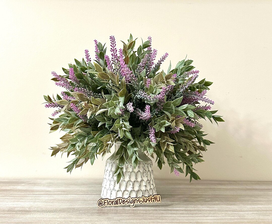 Modern Farmhouse Style Greenery Arrangement, Farmhouse Greenery ...