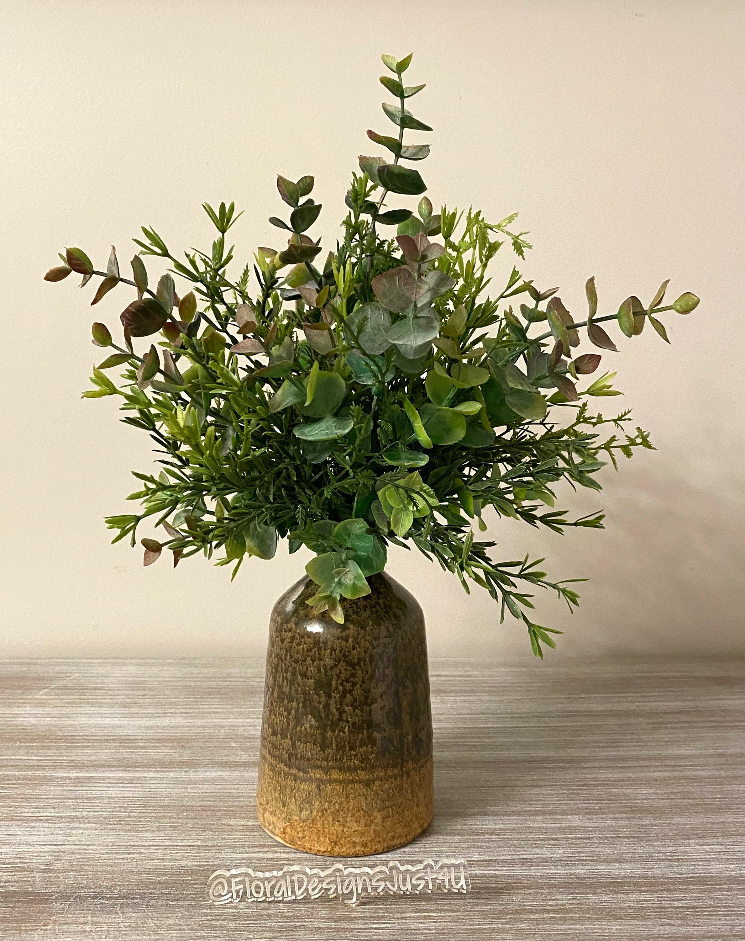 Rustic Greenery Centerpiece Modern Farmhouse Greenery | Etsy
