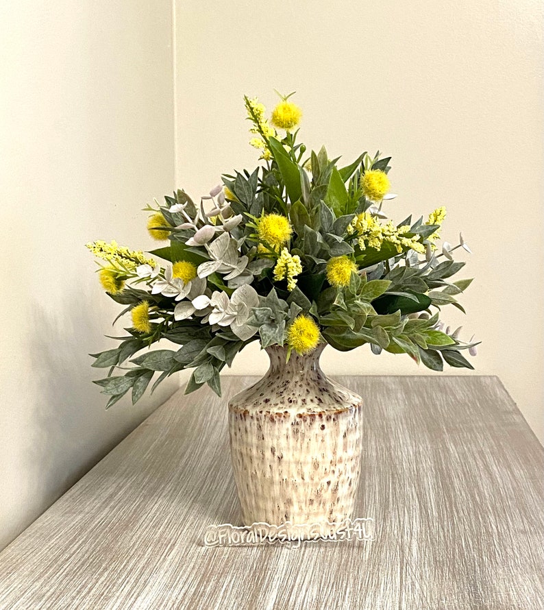 Small Farmhouse Greenery Arrangement Small Modern Farmhouse - Etsy