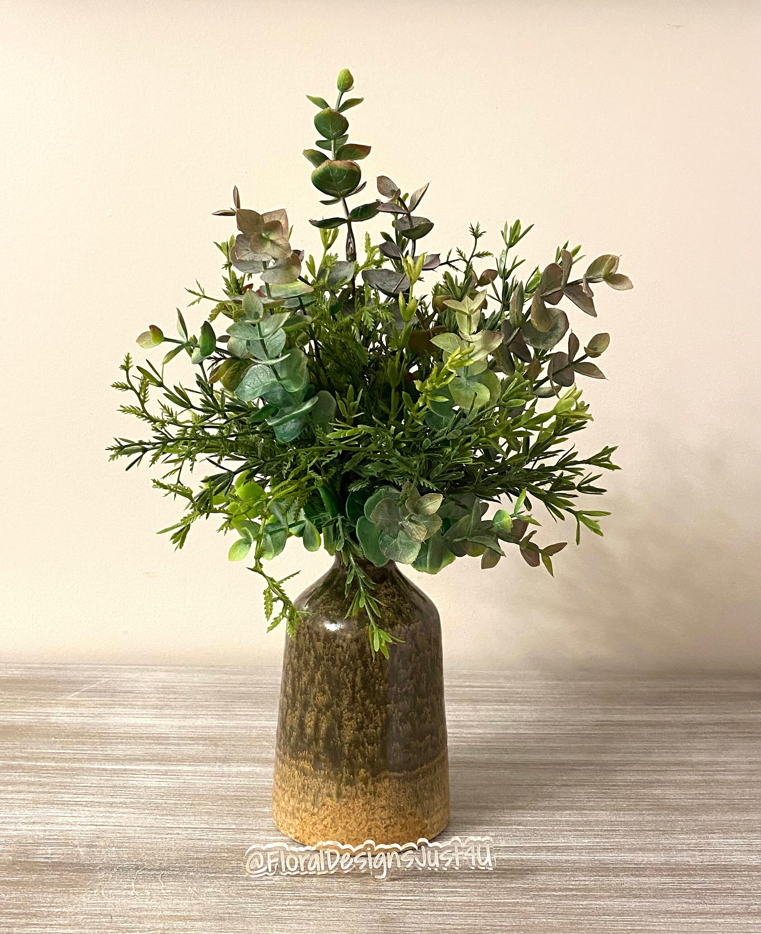 Rustic Greenery Centerpiece Modern Farmhouse Greenery | Etsy