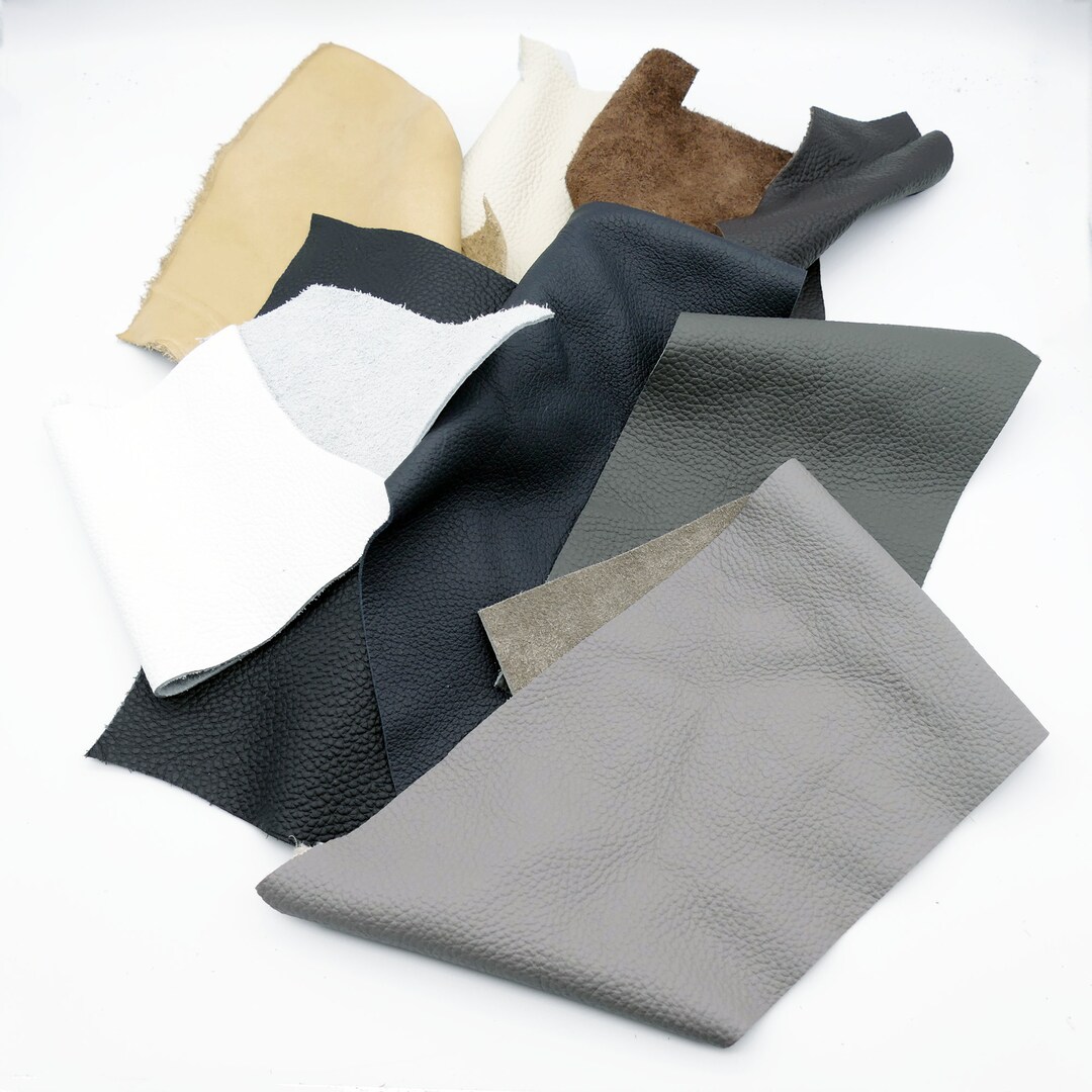 7,80 Euro/1 Kg Color Mix Leather Remnants 500g, Genuine Leather ...