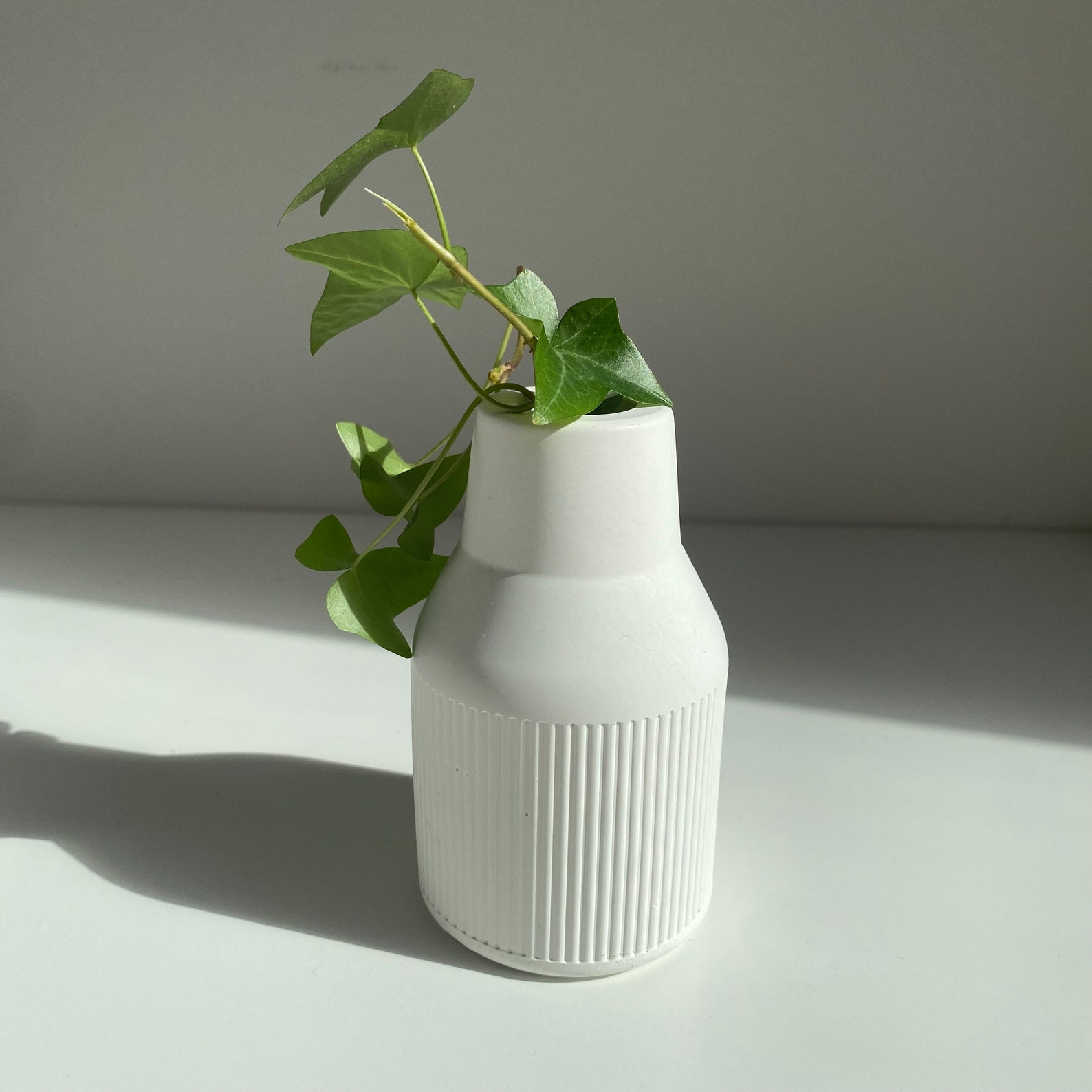 Small Minimal Concrete Vase Minimalist Modern Decorative - Etsy UK