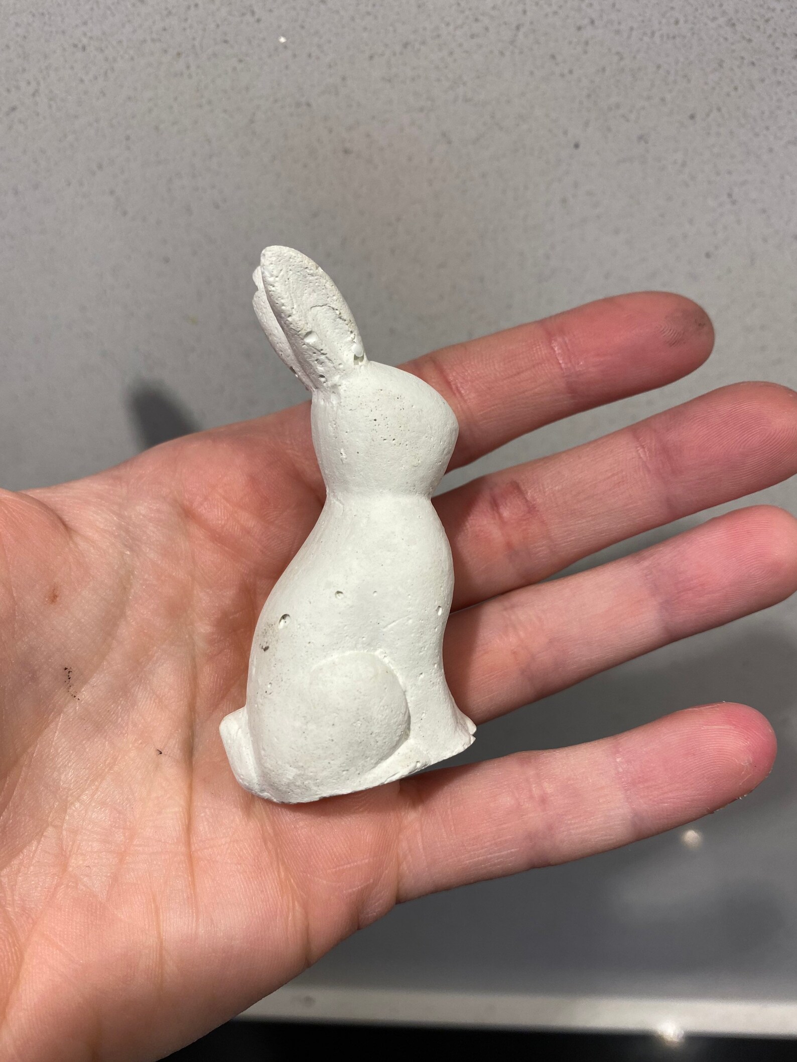 Concrete Easter Bunny Easter Decor Easter Rabbit Styling - Etsy