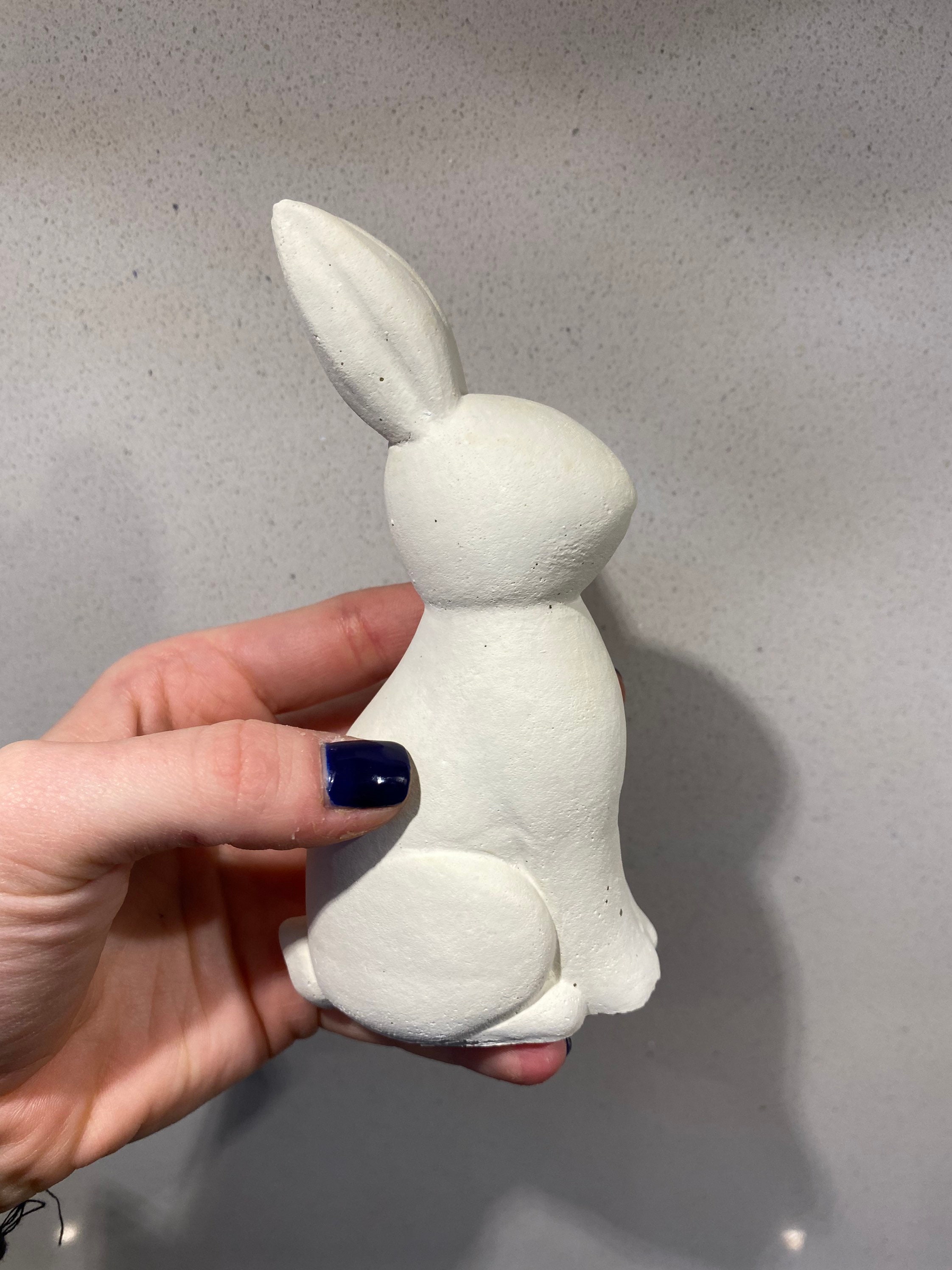 Concrete Easter Bunny Easter Decor Easter Rabbit Styling - Etsy