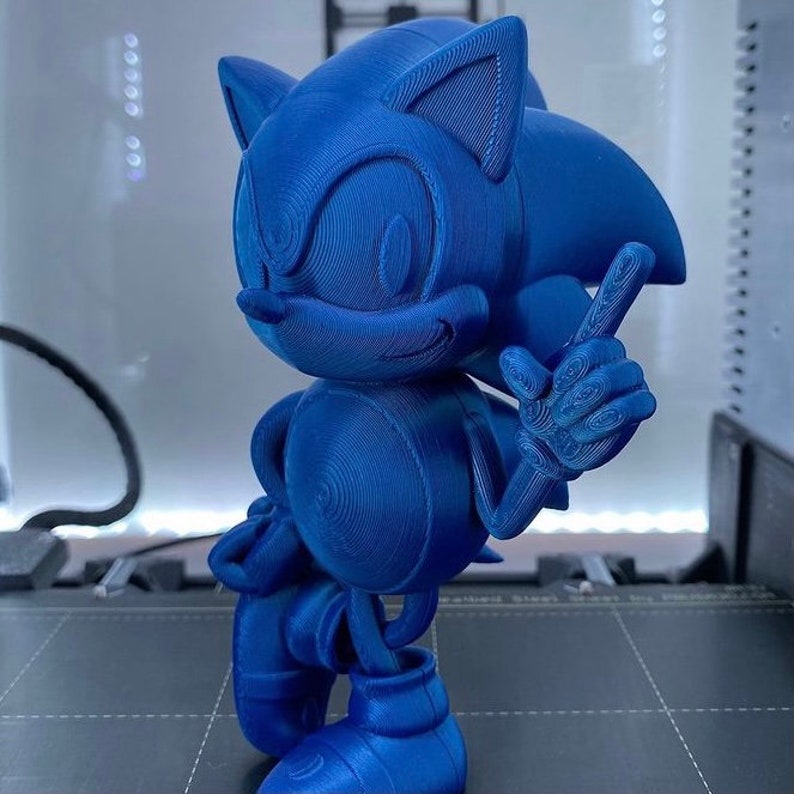 Sonic Hedgehog 3D Printed Model | Etsy Australia