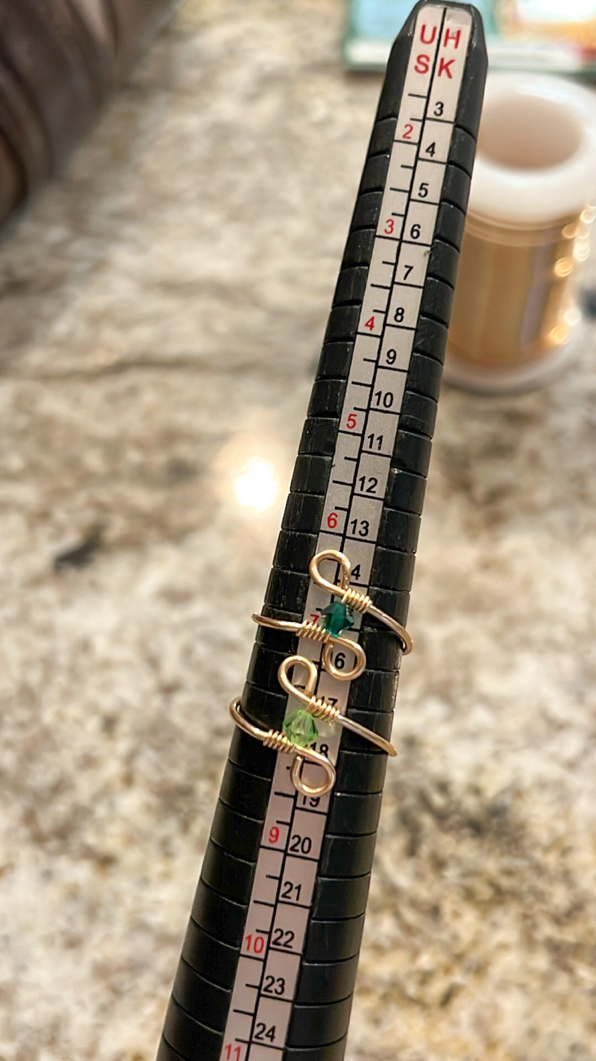 Wire Wrapped Rings - Stone Wire Rings - Customizable Wire Wrapped ...