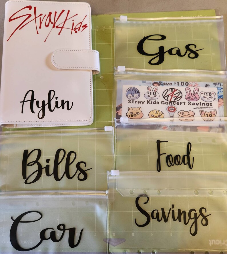 Stray Kids Budget Binder A6 With 5 Personalized Envelopes Concert ...