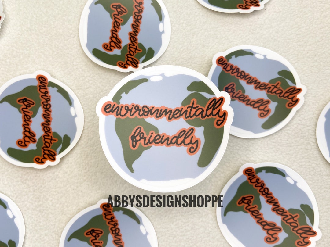 Clear Globe Sticker, Environment, Climate Change, Waterproof Stickers ...
