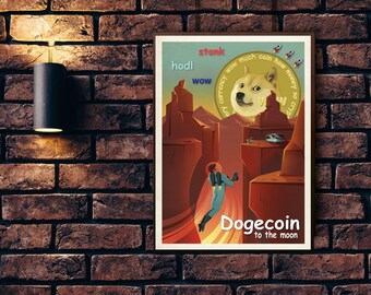 Doge Poster Print - Etsy