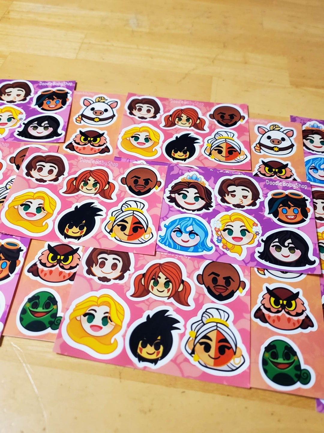 Tangled Icons Sticker Sheets - Etsy
