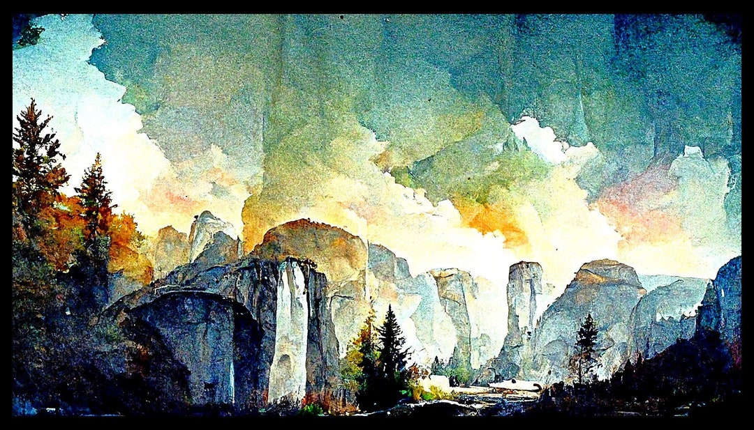 Landscape Framed Print, Nature Landscape, Mountain Landscape, Landscape ...
