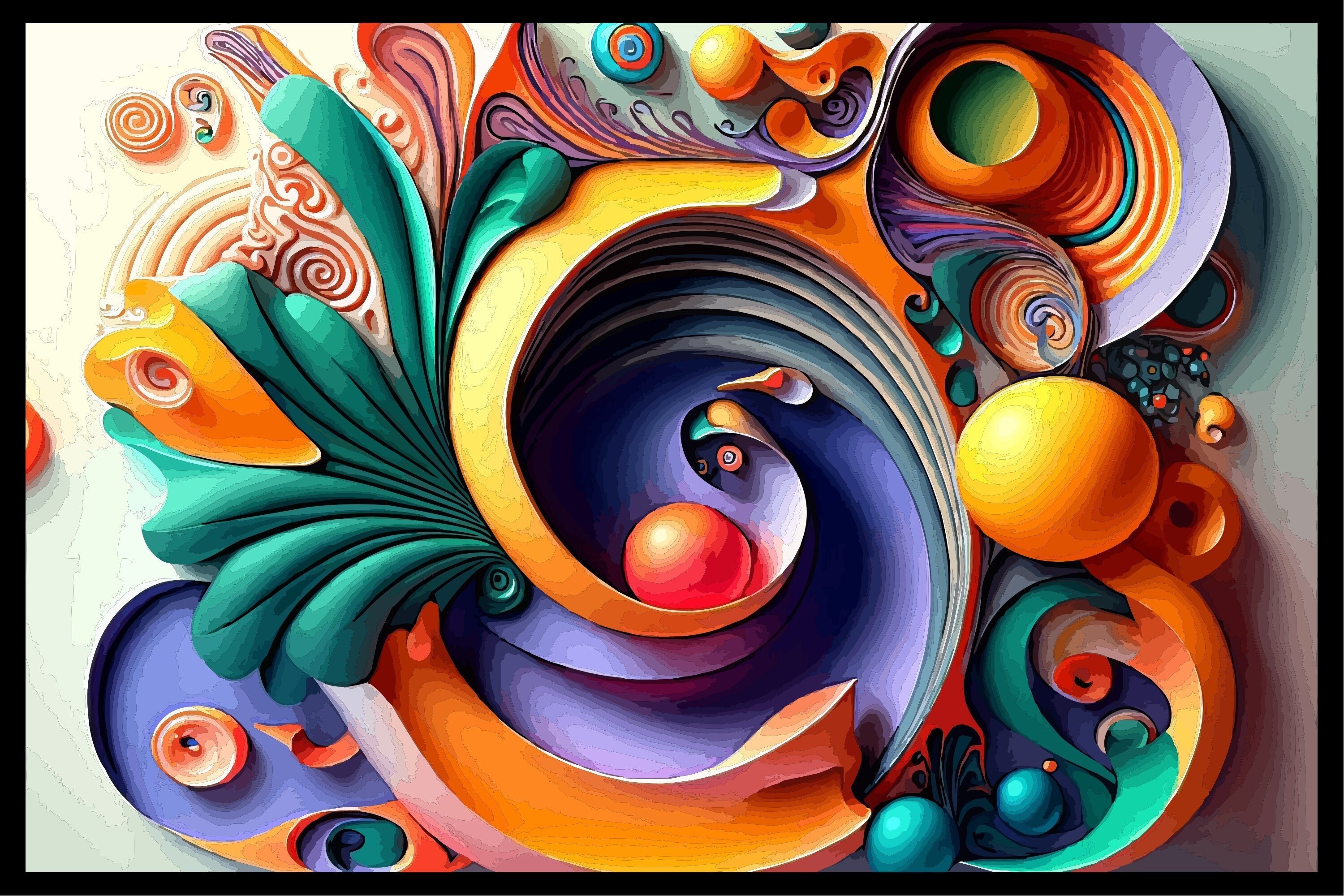 Famous Organic Shape Art