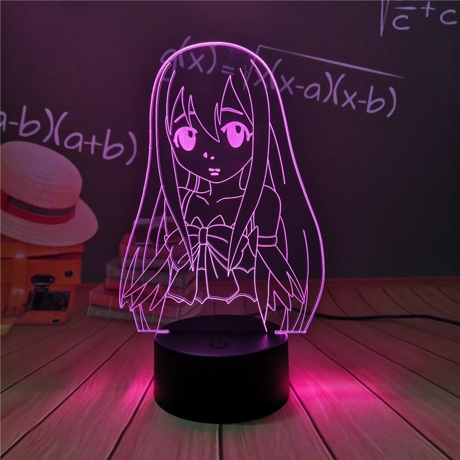 Anime Led Light Fairy Tail 3D Led Night Light Child Night | Etsy